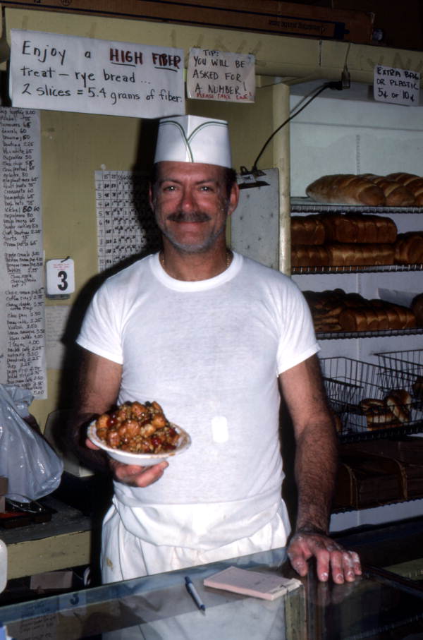 Florida Memory • Baker Howard Goren showing tayglach, a Rosh Hashanah ...