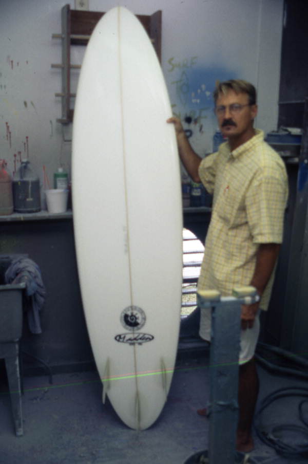 Florida Memory • Pat Madden with a surfboard - Saint Augustine, Florida.