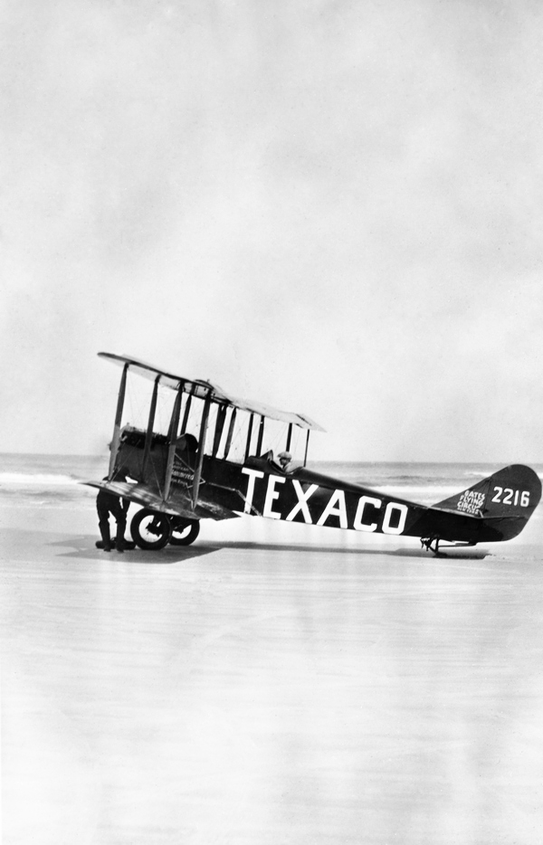 Florida Memory • Gates Flying Circus airplane - Daytona Beach, Florida