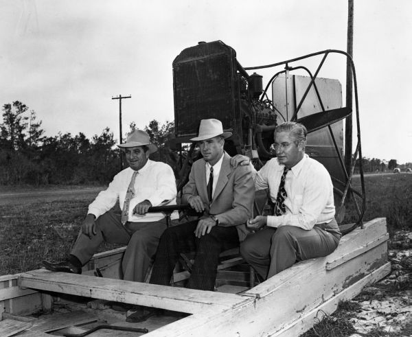 Florida Memory • Sheriff Walter Clark, left, Claude Tindall, and Robert ...