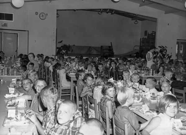 Florida Memory • School cafeteria workers in a Columbia County ...