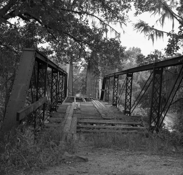 Florida Memory • Bridge over the Withlacoochee River - Bellville, Florida