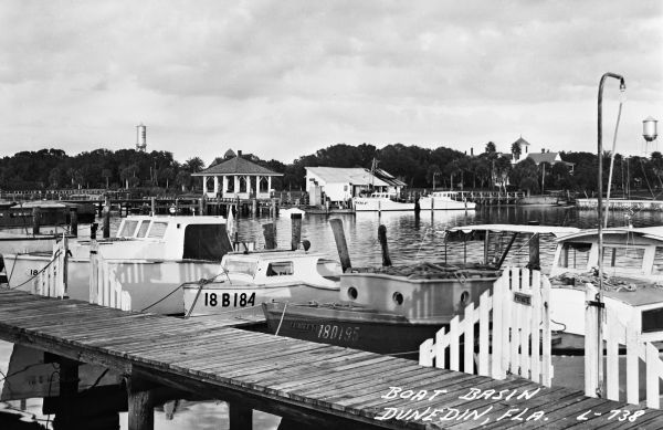 Florida Memory • Boat basin - Dunedin, Florida