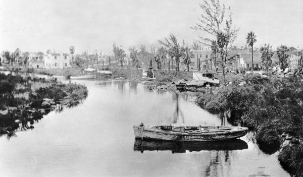Florida Memory • Tidal wave damage from 1926 hurriane.