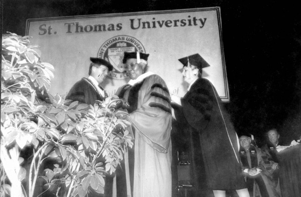 Florida Memory • Leona Cooper receiving a honorary doctoral degree of ...