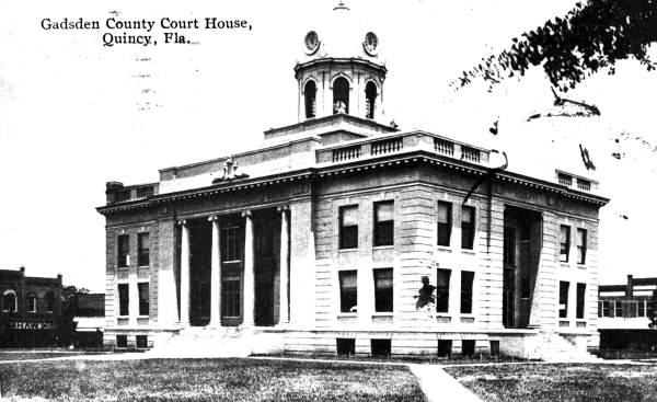 Florida Memory • Gadsden County courthouse - Quincy, Florida