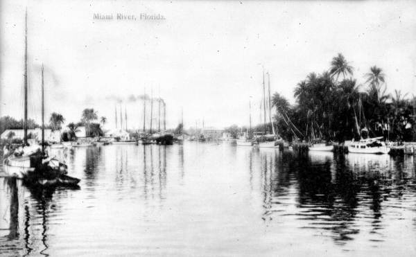 Florida Memory • View of the Miami River.