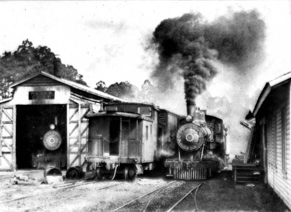 Florida Memory • Marianna & Blountstown Railroad engine number 444 ...