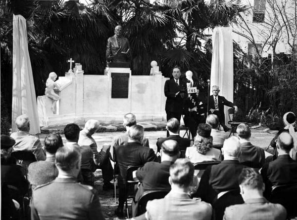 Florida Memory • Unveiling of the statue of Domingo Faustino Sarmiento ...