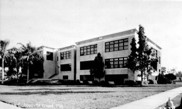 Florida Memory • High school on 10th Street - St. Cloud, Florida.