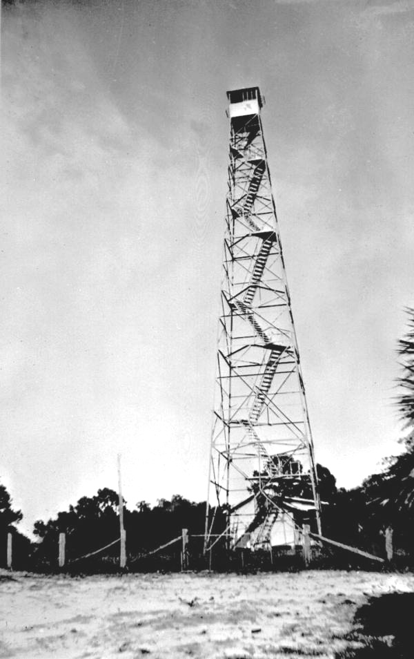 Florida Memory • Fire tower - Saint Marks National Wildlife refuge, Florida
