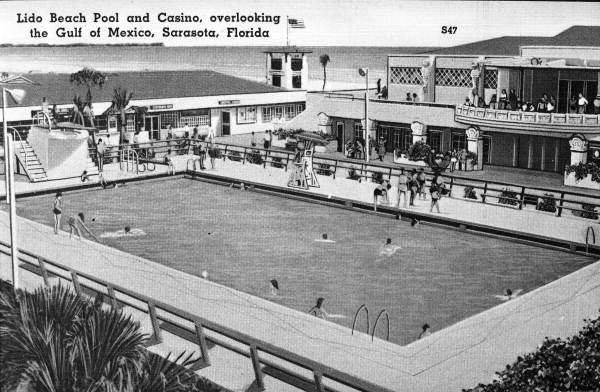 Florida Memory • Lido Beach Pool and Casino - Sarasota, Florida.