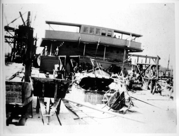 Florida Memory • Dinsmore, during construction - Jacksonville, Florida