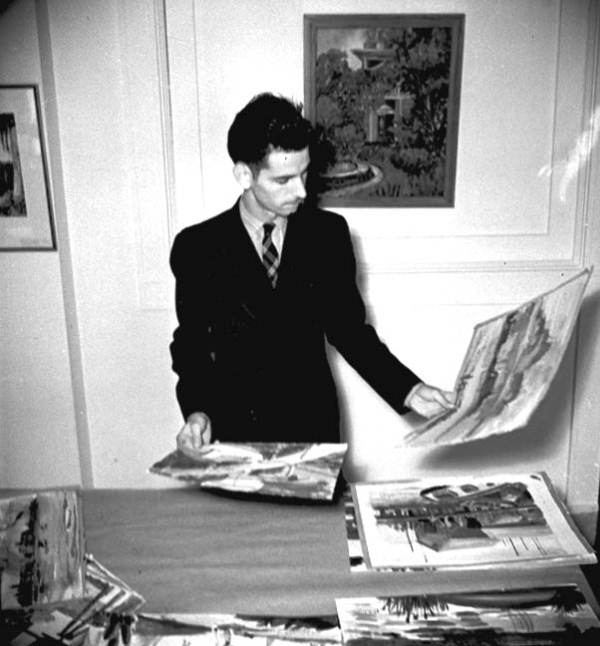 Florida Memory • Charles Foster, artist-photographer with the WPA ...