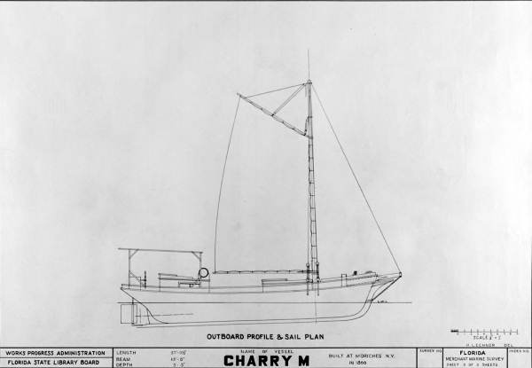 Florida Memory • "Charry M", drawn by Henry Lechner