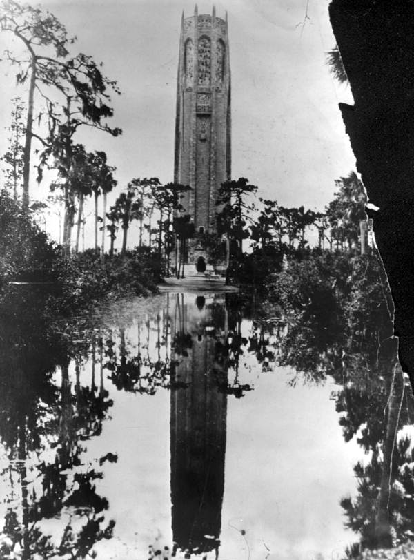 Florida Memory • Newly completed Bok Tower - Lake Wales, Florida.