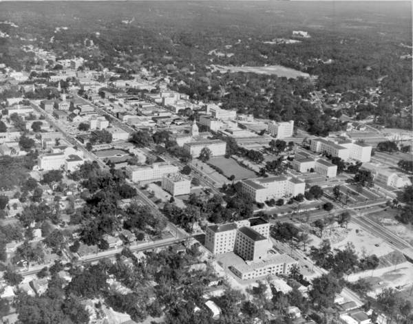 Florida Memory • Aerial view of the Florida Capitol Complex ...