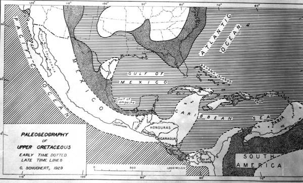 Florida Memory • Paleogeography of Upper Cretaceous