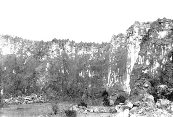 Florida Memory • Panorama at locality C-64 showing the eastern face of ...