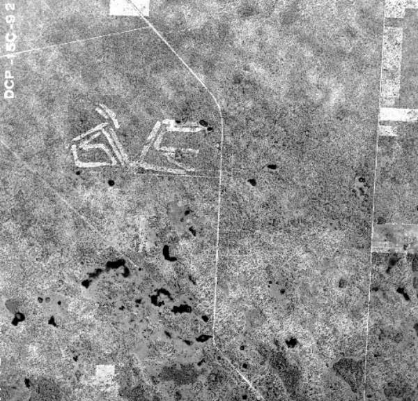 Florida Memory • Panoramic view of an aerial photograph of Crystal ...