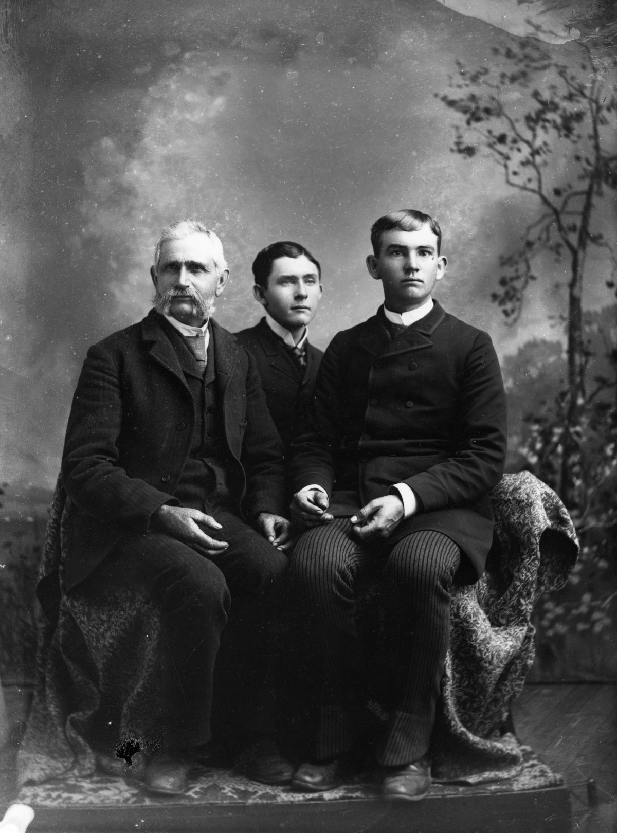 Florida Memory • Group of three males.