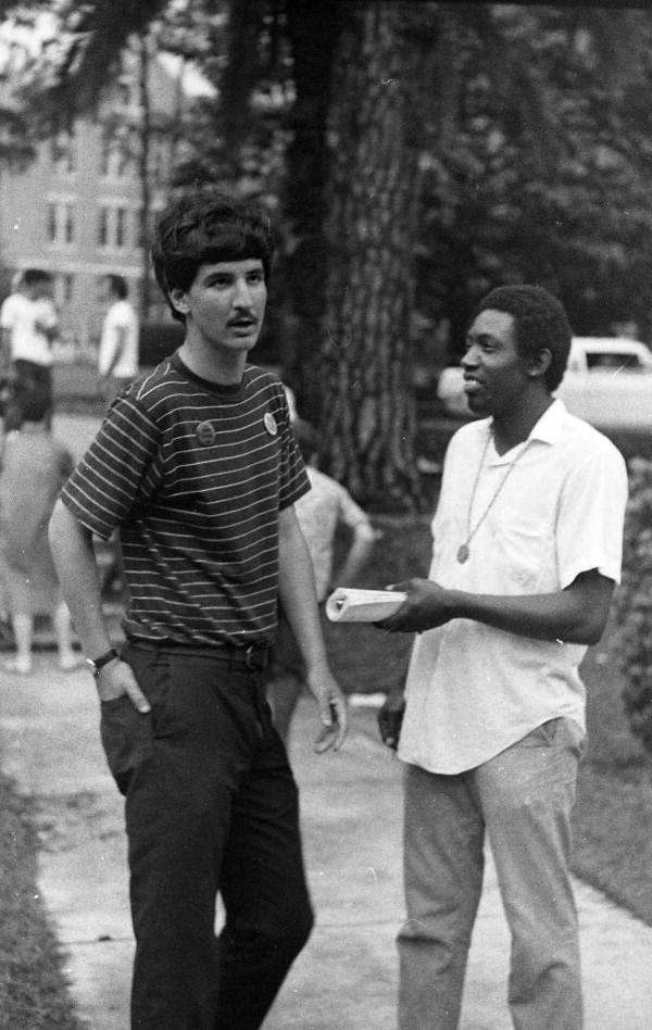 Florida Memory • Jack Lieberman, left, with Jimmy Peterson in front of ...