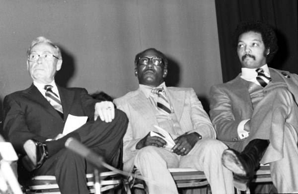 Florida Memory • View showing the Civil rights leader Jesse Jackson ...