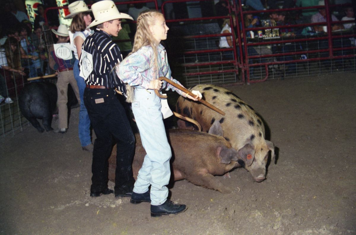 Florida Memory • Participants with their pigs at the Hendry County Fair ...