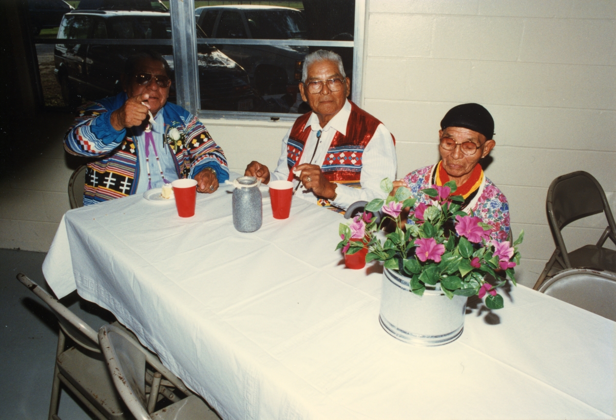 Florida Memory • Seminole Indians having a meal.