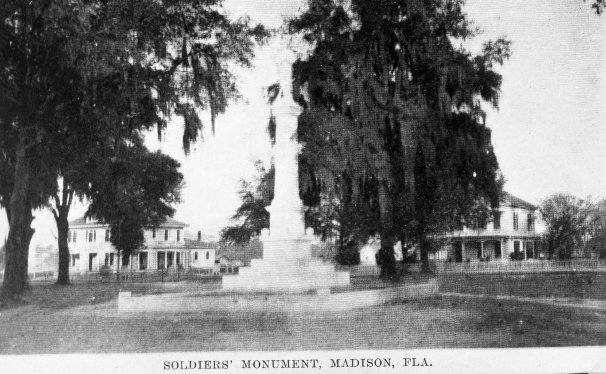 Florida Memory • Soldiers' Monument, Madison, Florida.