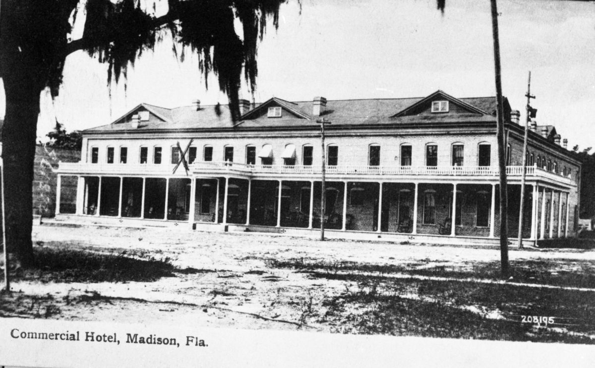 Florida Memory • Commercial Hotel, Madison, Florida.