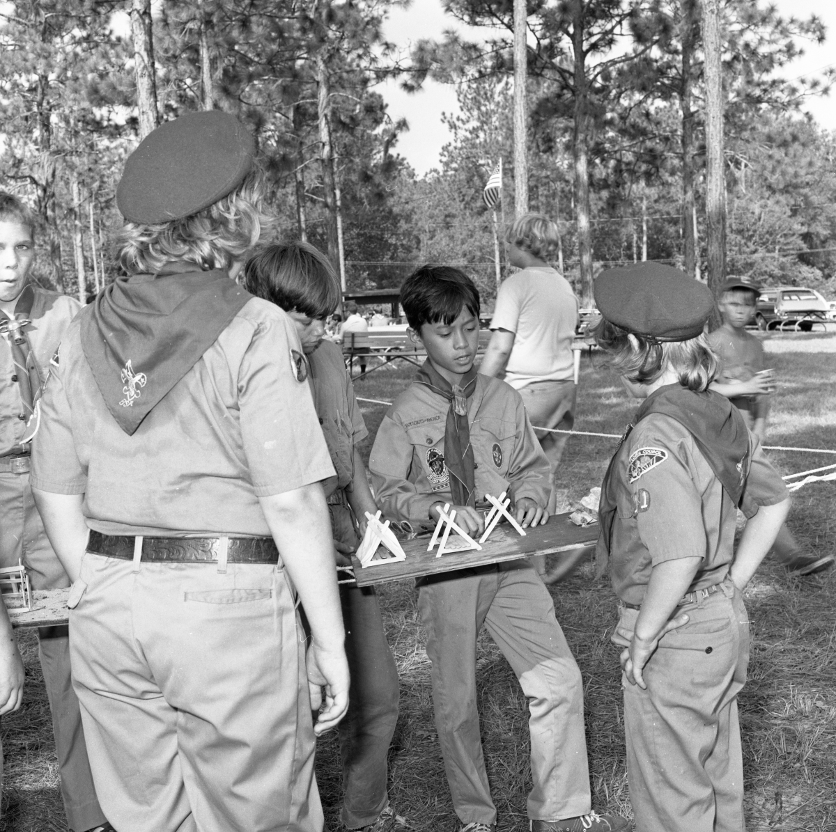 Florida Memory • Boy Scouts delivering a presentation during Boy Scout ...