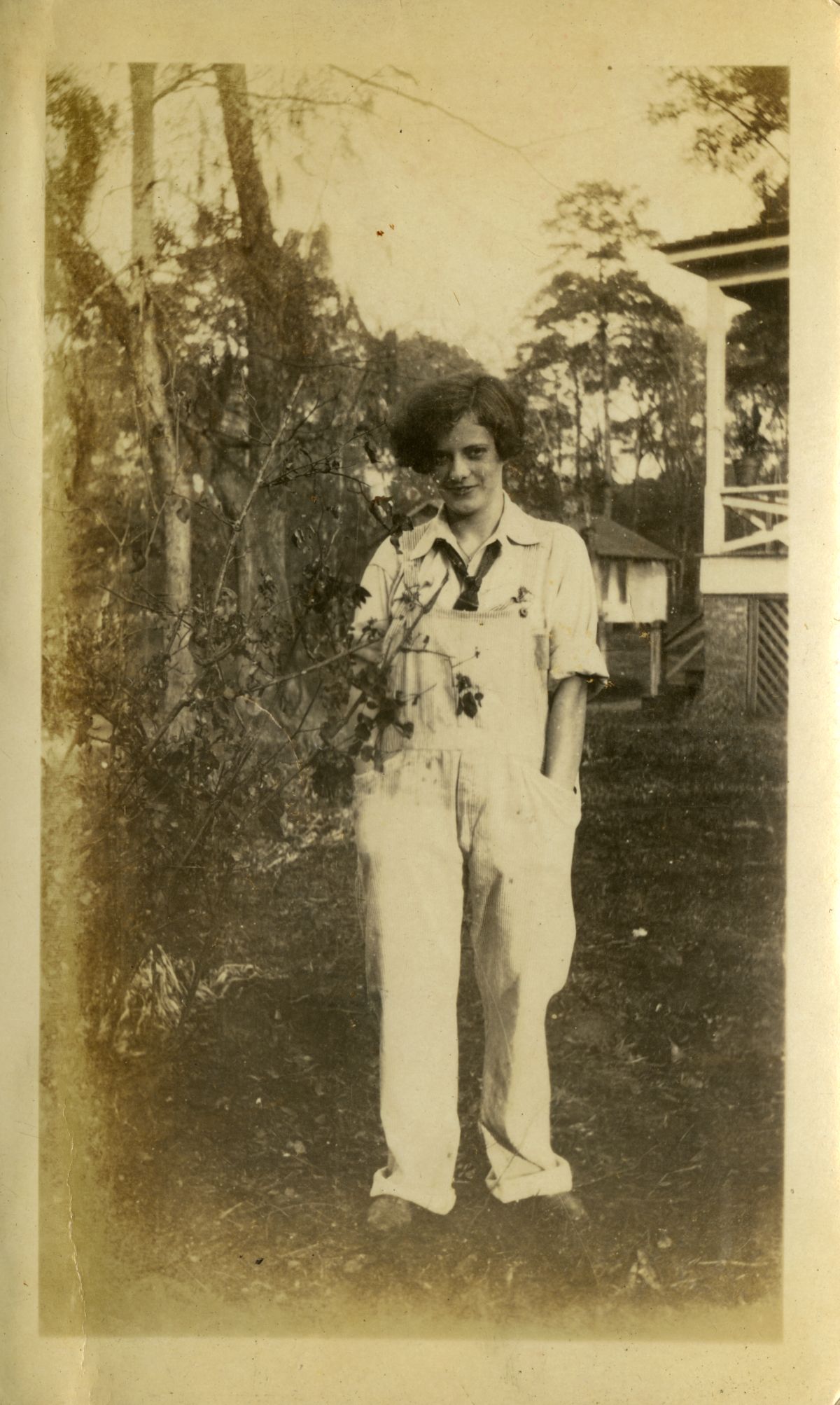 Florida Memory • Outdoor portrait of Ethel Crary.