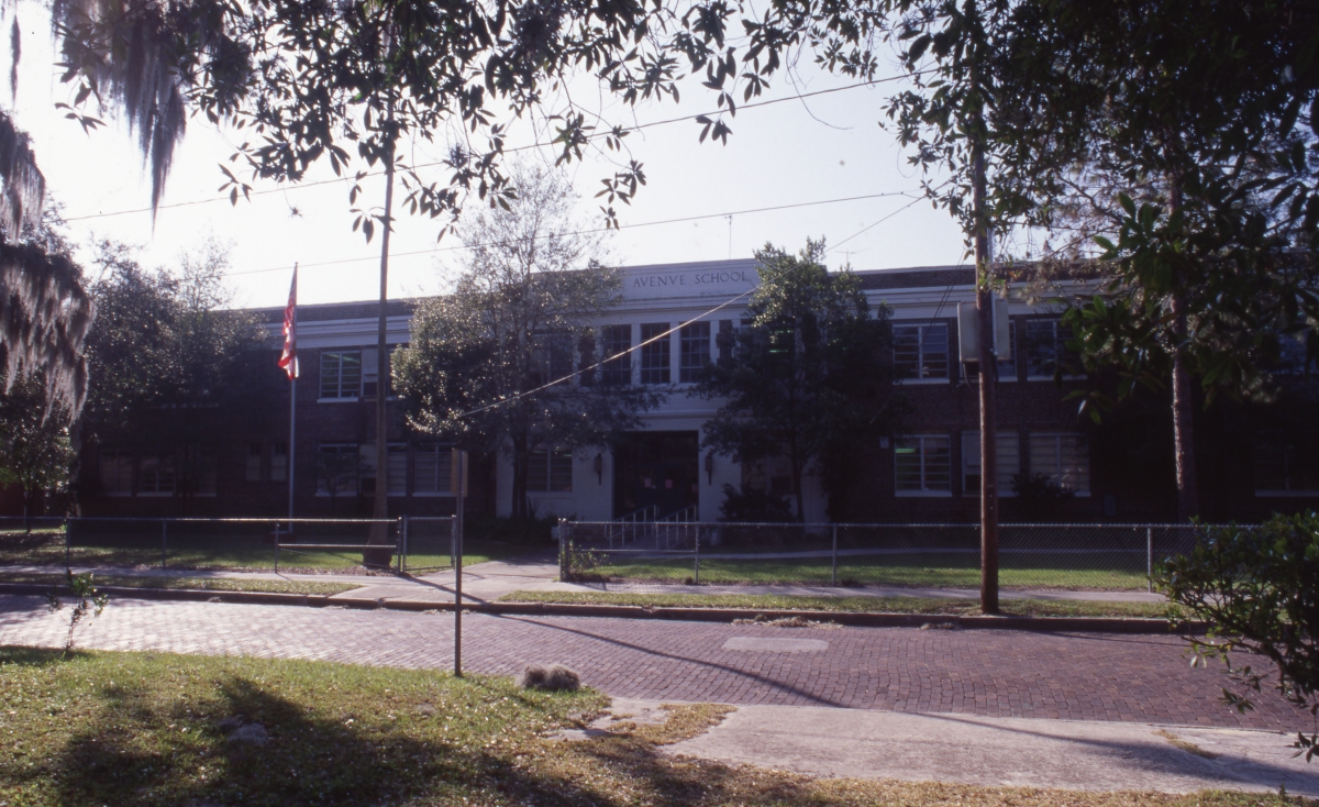 Florida Memory • Photographs of the Central Avenue School building in ...