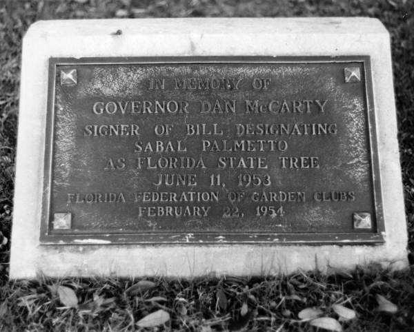 Florida Memory • Monument honoring Governor Dan McCarty - Tallahassee ...