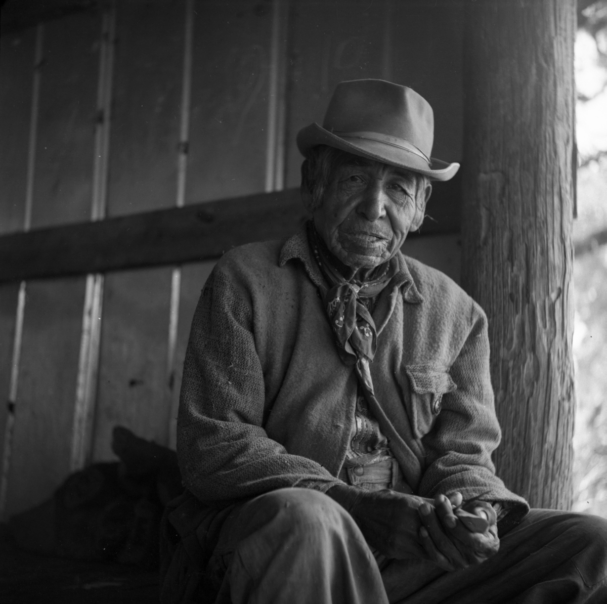 Florida Memory • Cow Creek Seminole Indian Charlie Micco wearing a hat