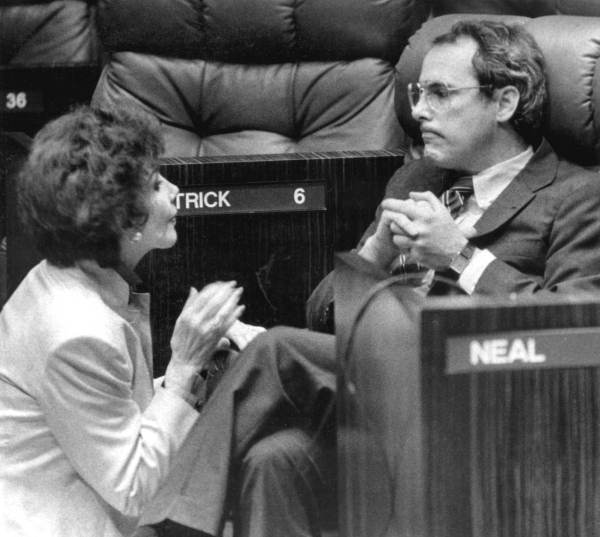 Florida Memory • Florida appropriations chairpersons, Senator Pat Neal ...