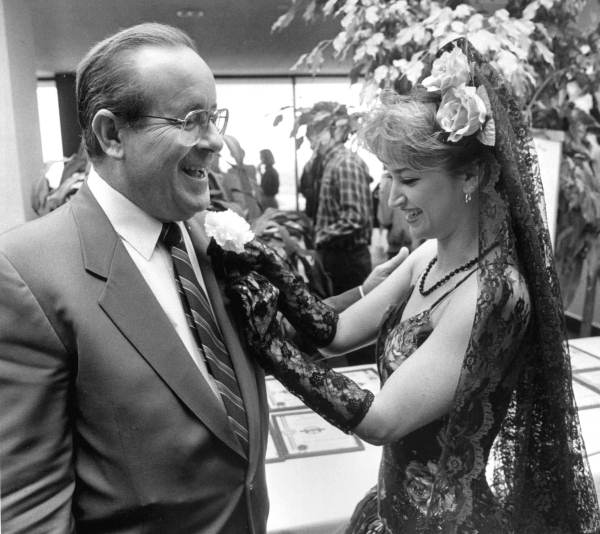 Florida Memory • Representative getting pinned by the Princess of the ...
