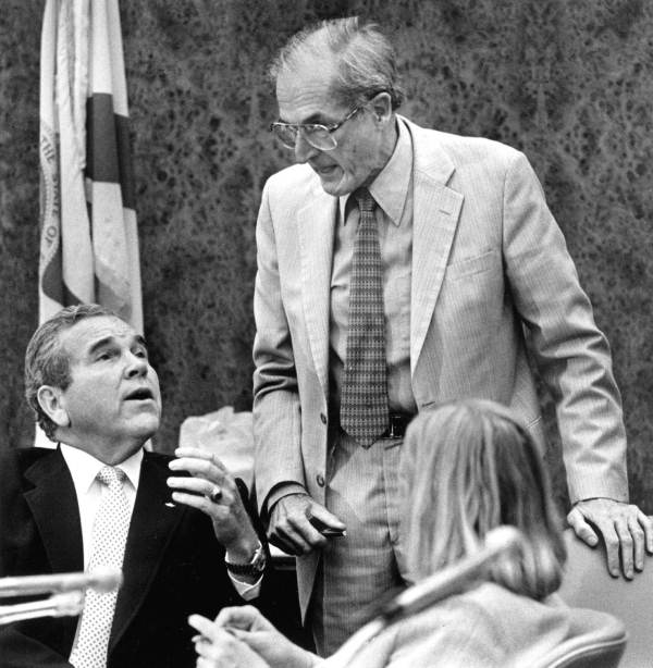 Florida Memory • Florida Senator Jack Gordon listening to Florida ...