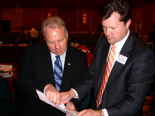 Florida Memory • Florida GOP chairman Jim Greer and Jason Gonzalez at ...