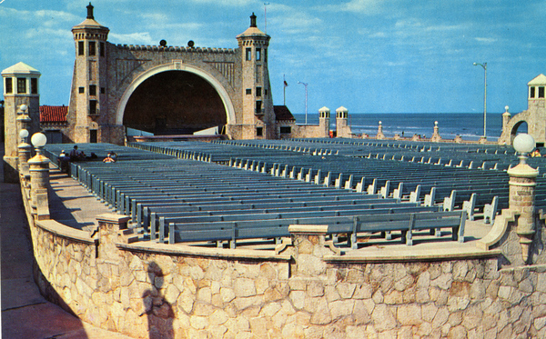 Florida Memory • Amphitheatre on the boardwalk at Daytona Beach, Florida.
