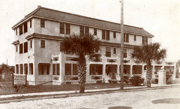 Florida Memory • Mayfield Hotel at Daytona Beach, Florida.