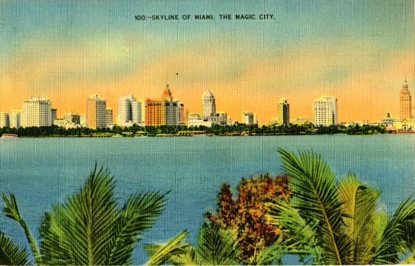 Florida Memory • Skyline of Miami, the magic city.