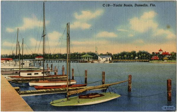 Florida Memory • Yacht basin, Dunedin, Fla.