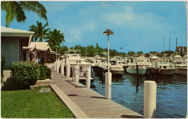Florida Memory • Yacht basin at Lighthouse Point.