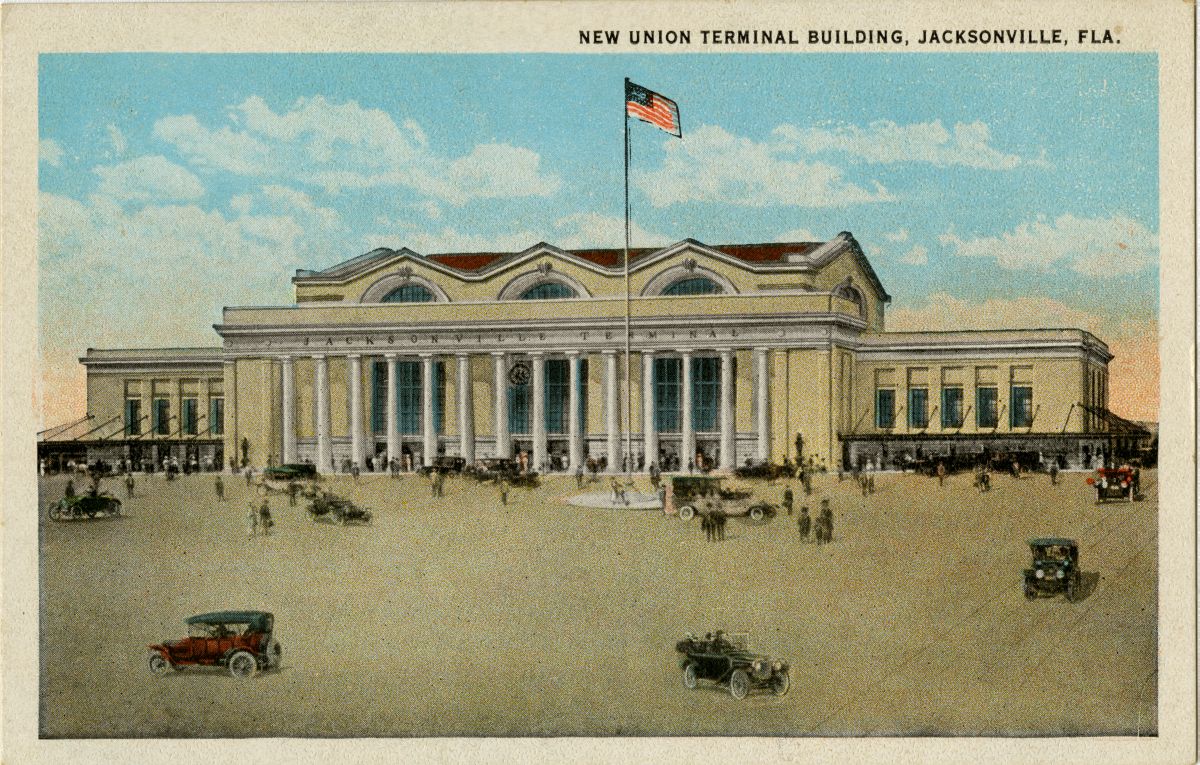 Florida Memory • New Union terminal building, Jacksonville, Fla.