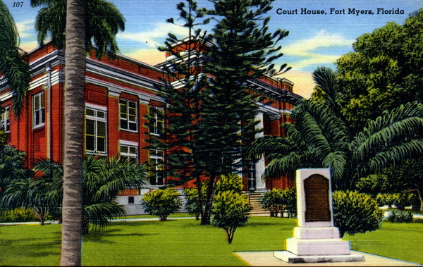 Florida Memory • Courthouse - Fort Myers, Florida.