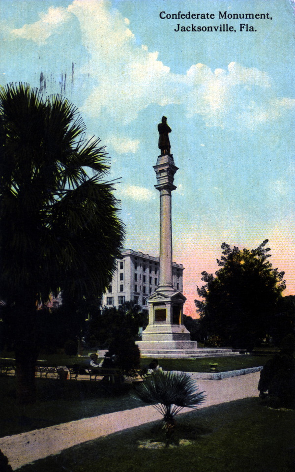 Florida Memory • Confederate monument - Jacksonville, Florida.