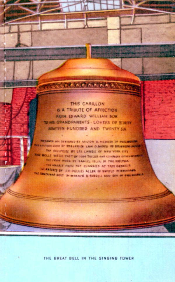 Florida Memory • The great bell in the singing tower.