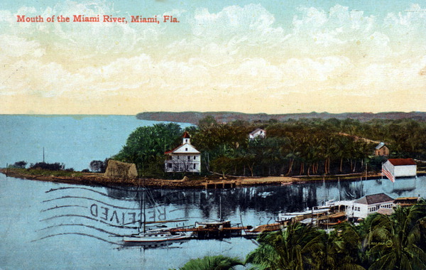 Florida Memory • Mouth of the Miami River - Miami, Florida.